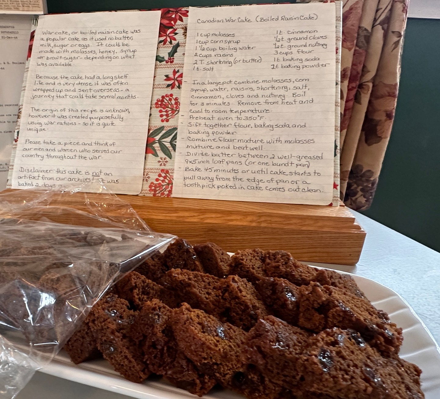 War Cake Recipe: A Taste of History – Commonwealth Air Training Plan ...